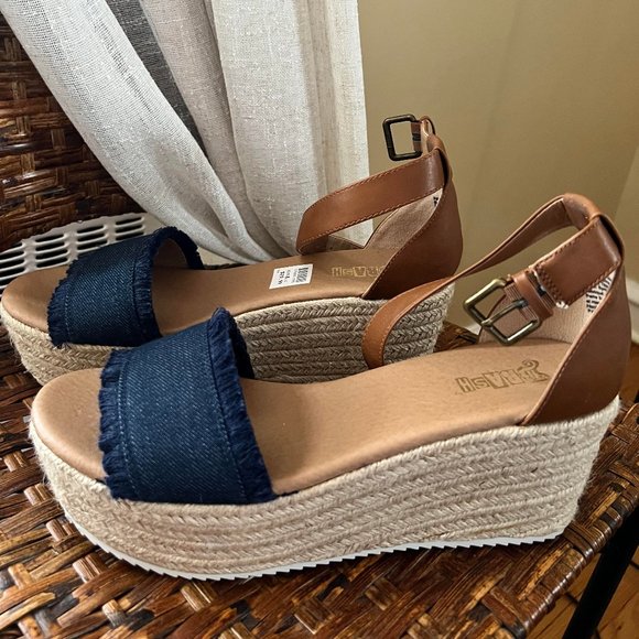 Shoes | Brash Denim Platforms | Poshmark